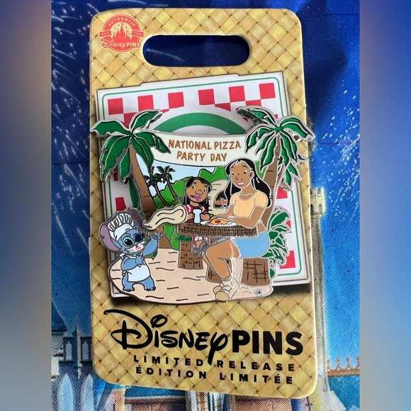 Disney | Accessories | 223 Disney Parks Lilo Stitch National Pizza ...